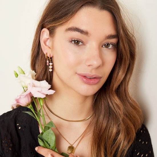 Oorbellen Yehwang Dangling roze - #summergirls collection | bol