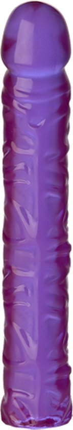 Crystal Jellies Classic Dong 10 Paars Dildo Vibrator Penis Penispomp