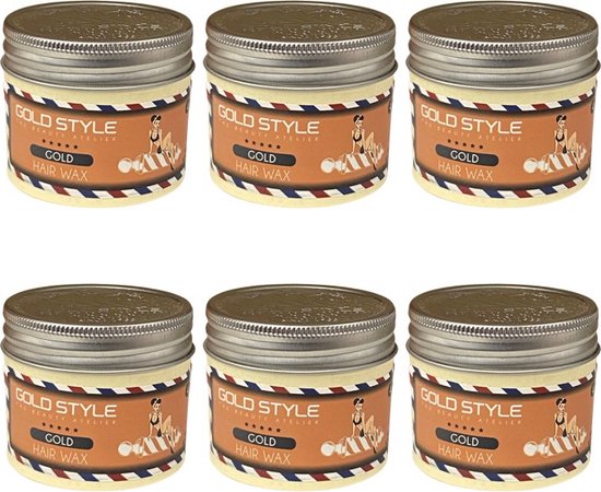 Gold Style Gold Hair Wax 6 stuks | bol.com