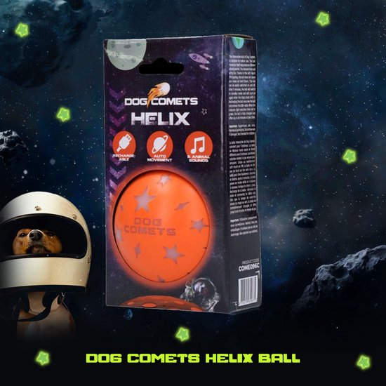 Dog Comets Ball Helix hondenspeeltje – Zelfbewegende hondenbal ...