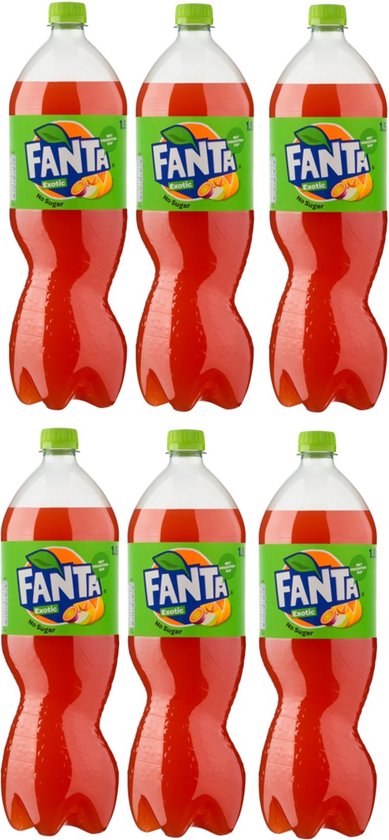Fanta Exotic zero 6 petflessen x 1,5 liter | bol