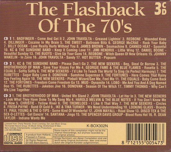 Flashback Of The 70's, Various | CD (album) | Muziek | bol