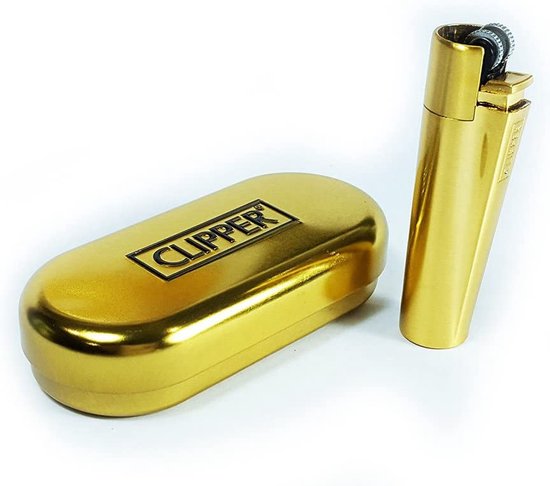 Clipper Aansteker Metal Gold | bol.com