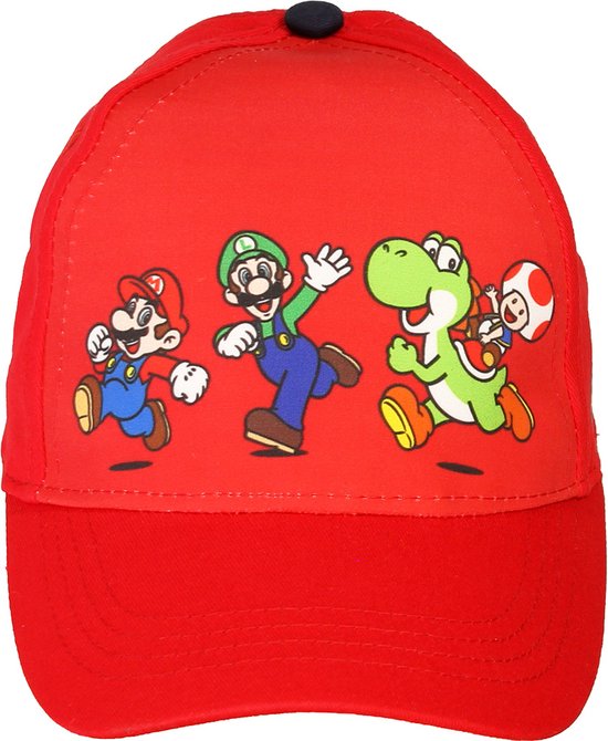 Super Mario Luigi Yoshi Toad Kids Cap Pet - Officiële Merchandise | bol.com