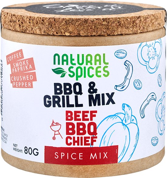 Beef BBQ Chief - BBQ & grill Mix - Kruidenmix - 100% Natuurlijke ...