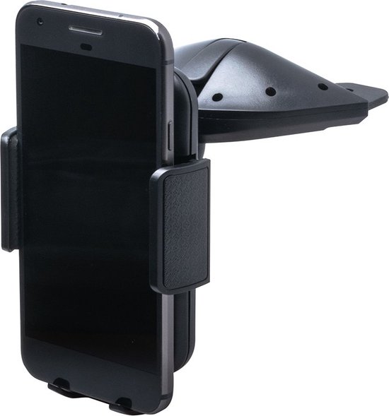 Shop4 - iPhone 14 Pro Max Autohouder Verstelbare CD Houder met Klem ...