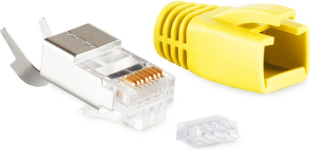 Connecteur à sertir RJ45 (STP) pour câble réseau CAT6/6a/7/7a (fixe ...