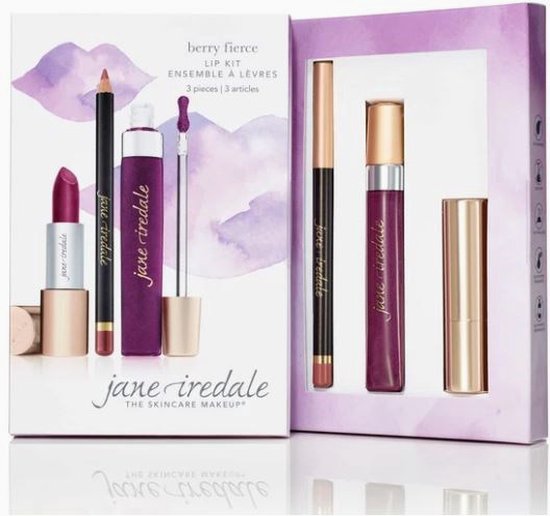 jane iredale Pakket Lip Make-Up Berry Fierce Lip Kit | bol.com