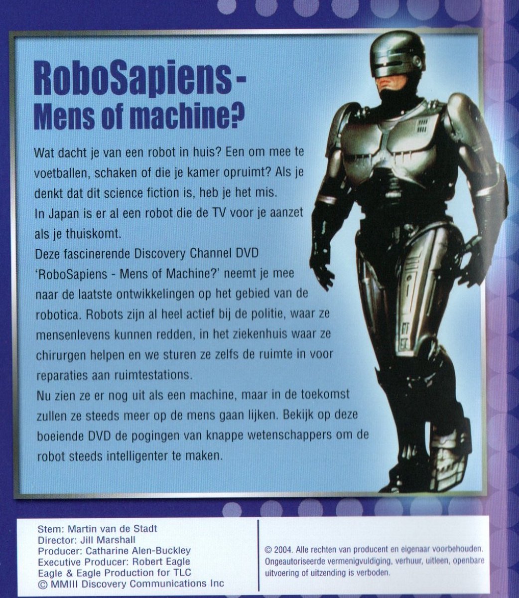 Robo Sapiens - Mens of Machine ? (Dvd) | Dvd's | bol.com