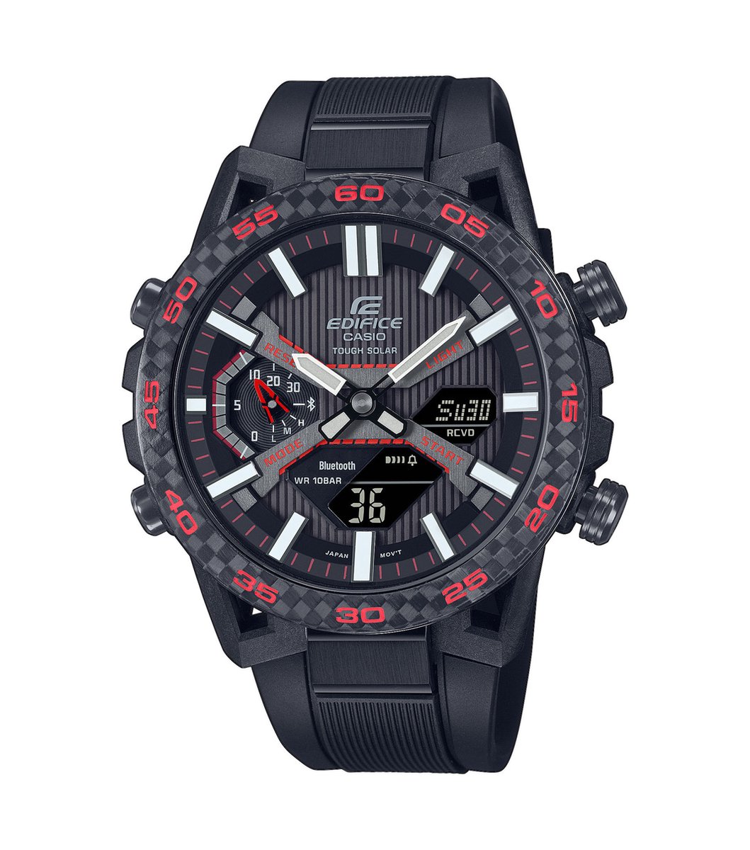 Casio Edifice Suspension ECB-2000PB-1AEF Herenhorloge 51 mm - Zwart ...