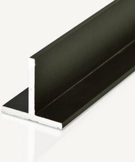 10 Stuks! Aluminium T-profiel 100 cm ZWART. | bol