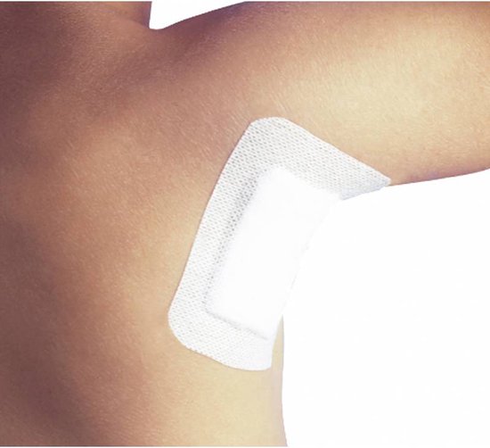 EXTRA GROOT Eilandpleisters - Grote pleisters – 10X10 cm - 12 stuks ...