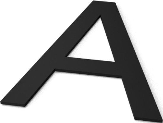 Letter A Model: Huisletter Staal | bol
