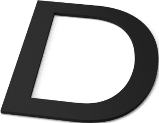 Letter D Model: Huisletter Staal | bol