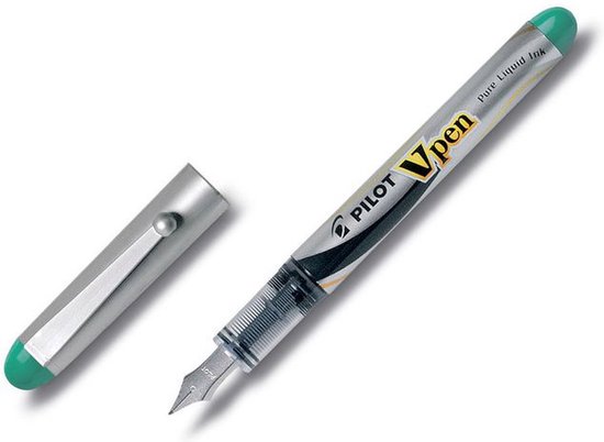Pilot vulpen V-Pen Silver groen 12 stuks | bol
