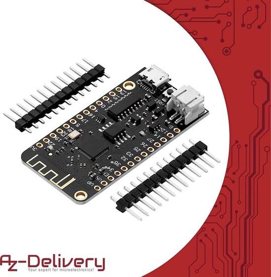 AZDelivery 5 x LOLIN32 Lite Board V1.0 met ESP-32 Rev1, WiFi ...