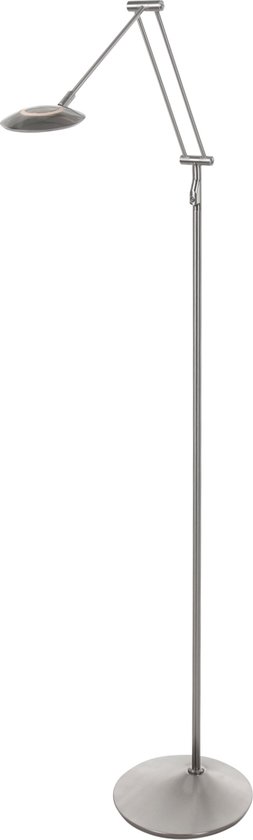 Moderne leeslamp led met dimmer | 1 lichts | grijs / zilver | kunststof ...