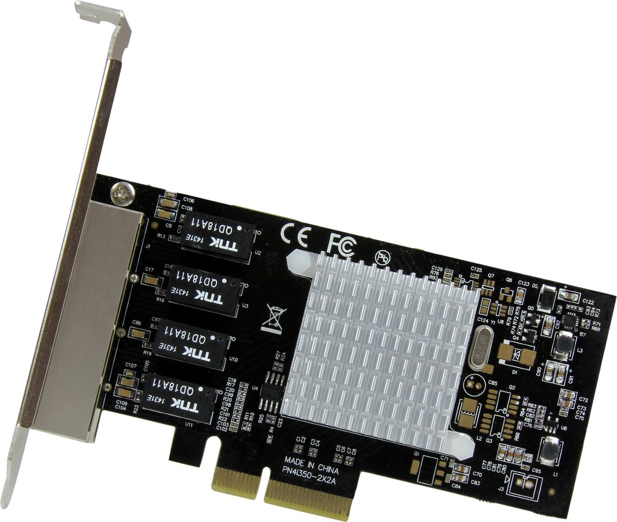 StarTech 4 poorts gigabit ethernet netwerkkaart - PCI Express - Intel ...