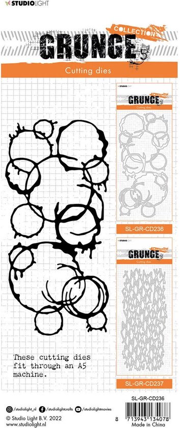 Studio Light Grunge Collection Cutting Die Coffee Circles | bol.com
