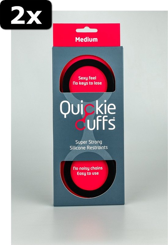 2x Quickie Cuffs (Medium) | bol.com