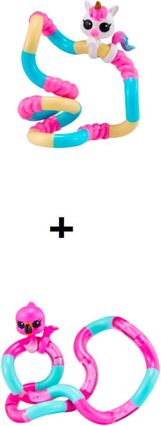 Tangle Pets Junior Unicorn + Flamingo - COMBO 2 - Pack | bol.com