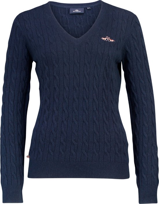 HV Polo Kabeltrui Classy Navy - L | Blauw | Zomerkleding ruiter | bol.com