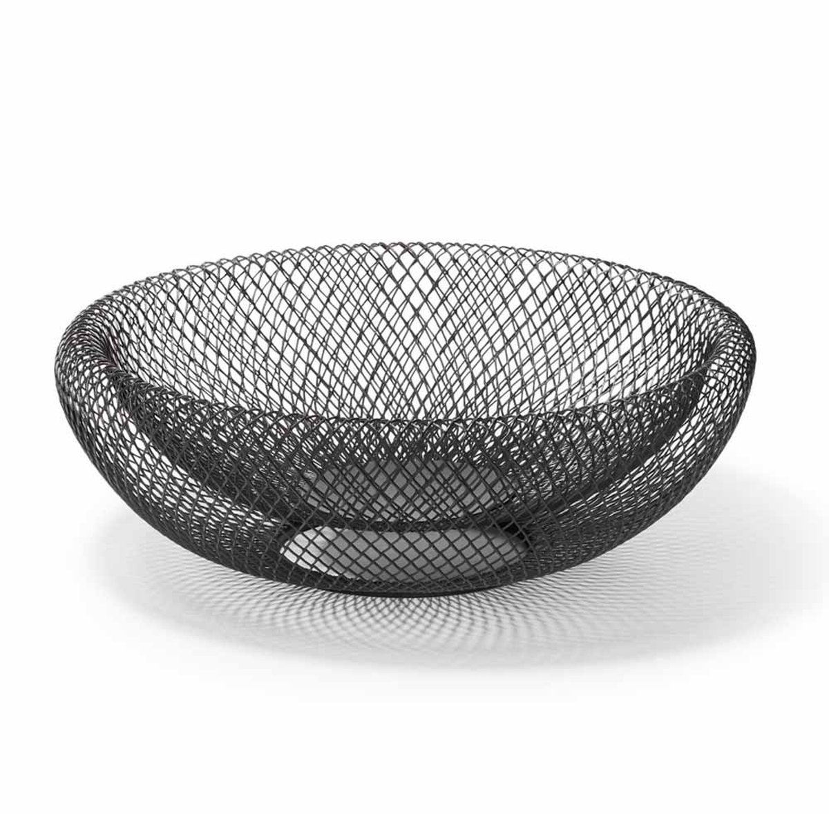 Philippi Design | Fruitschaal MESH Medium | Staal | Zwart | bol.com