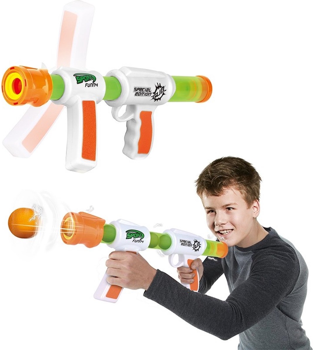 Airpopper schietspel - speelgoed geweer - soft ballen - doelwit | bol.com