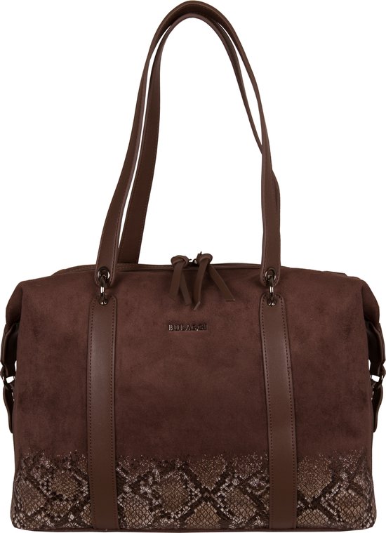 Bulaggi Snake duffle bag (donkerbruin) | bol.com