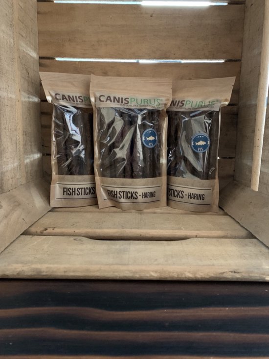Canis Purus Fish Sticks Haring-Hondensnack-Haring-100 gr | bol