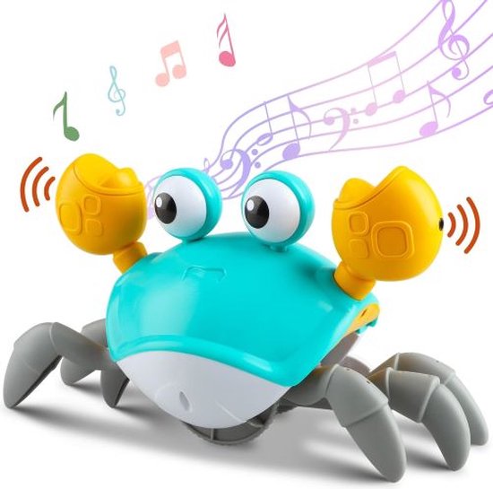 Lopende Krab - Walking Crab - Bewegend Speelgoed - Baby -- Motoriek ...