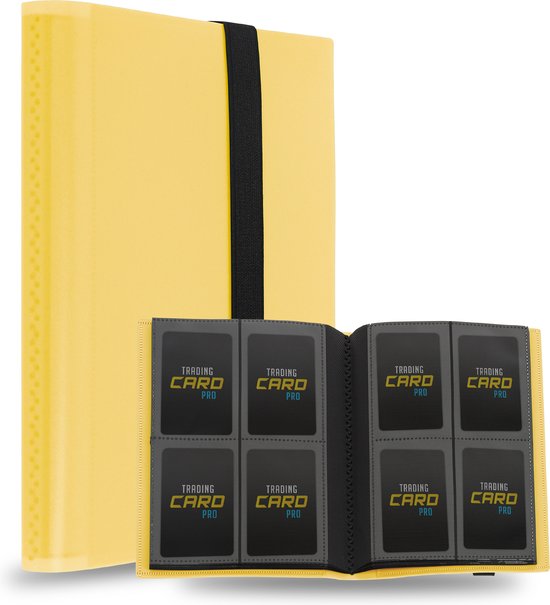 TradingCardPro - Gele verzamelmap binder - Map voor 160 Kaarten - 20 ...