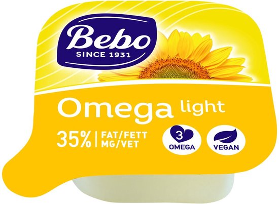 Bebo Margarine omega light 35% vet 400 stuks x 10 gram | bol