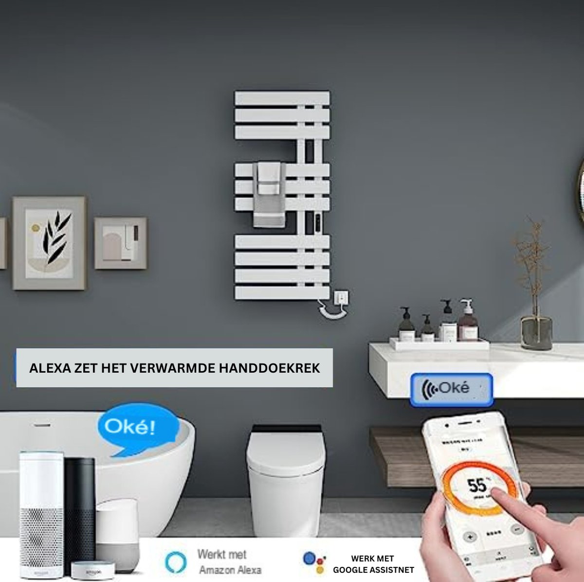 Handdoekrek Radiator - Droogrek Radiator - Handdoekhouder Radiator ...