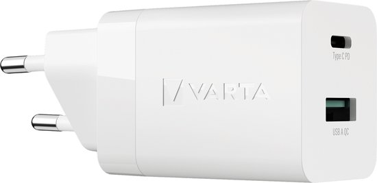 Varta Speed Charger 38 W USB-oplader 38 W 1x USB-A, 1x USB-C Binnen | bol