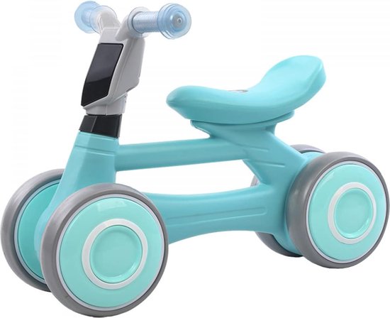 Loopfiets 1 Jaar Met Duwstok - Driewieler Met Duwstang - Loopwagen 1 ...