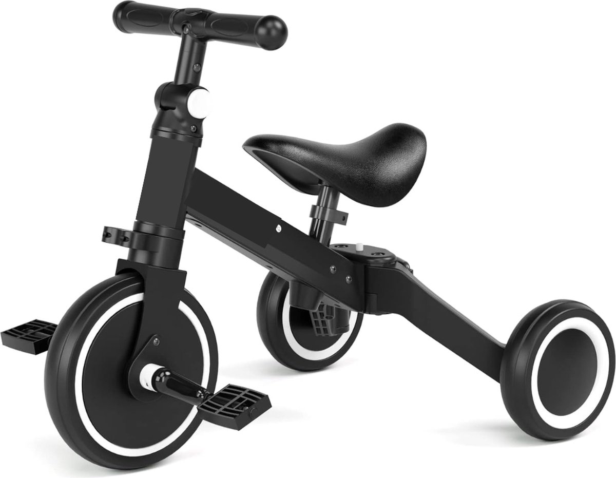 Loopfiets 1 Jaar Met Duwstok - Driewieler Met Duwstang - Loopwagen 1 ...