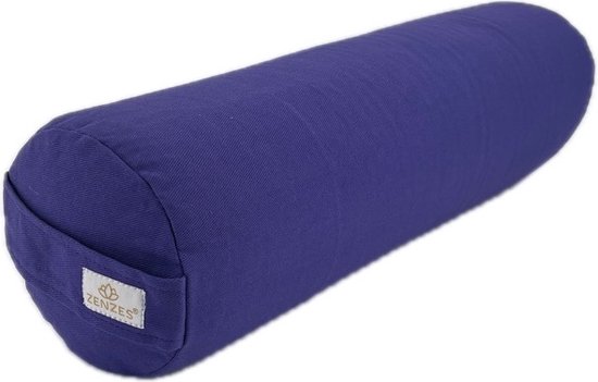ZENZES® Pro Eco mini bolster 50x15cm paars | bol