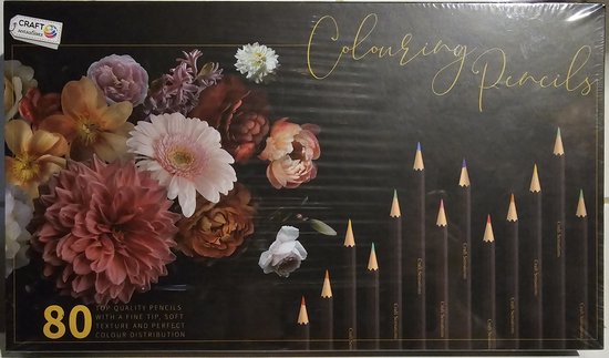 Craft Sensations Colouring Pencils - 80 Kleurpotloden | bol