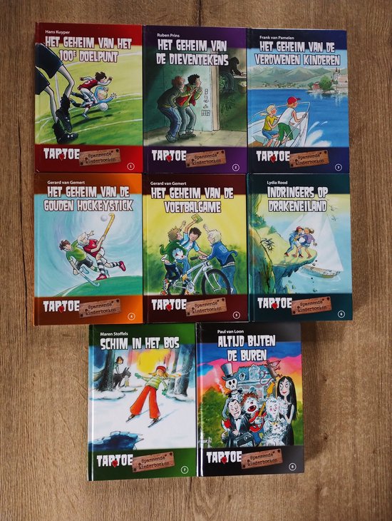Taptoe Spannende Kinderboeken - 8 Delen Hardcover Pakket | bol