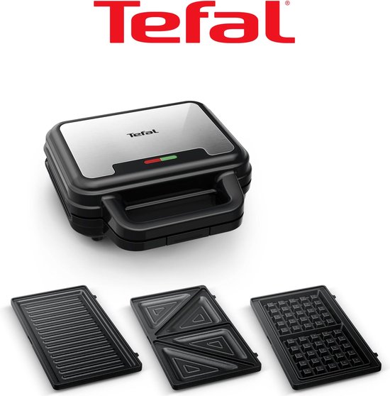 Tefal UltraCompact 3in1 SW383D - Wafel-, Tosti-ijzer & Contactgrill - 700W | bol