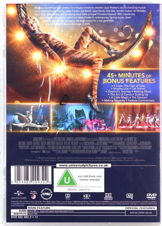 Cats (Dvd), Onbekend | Dvd's | bol