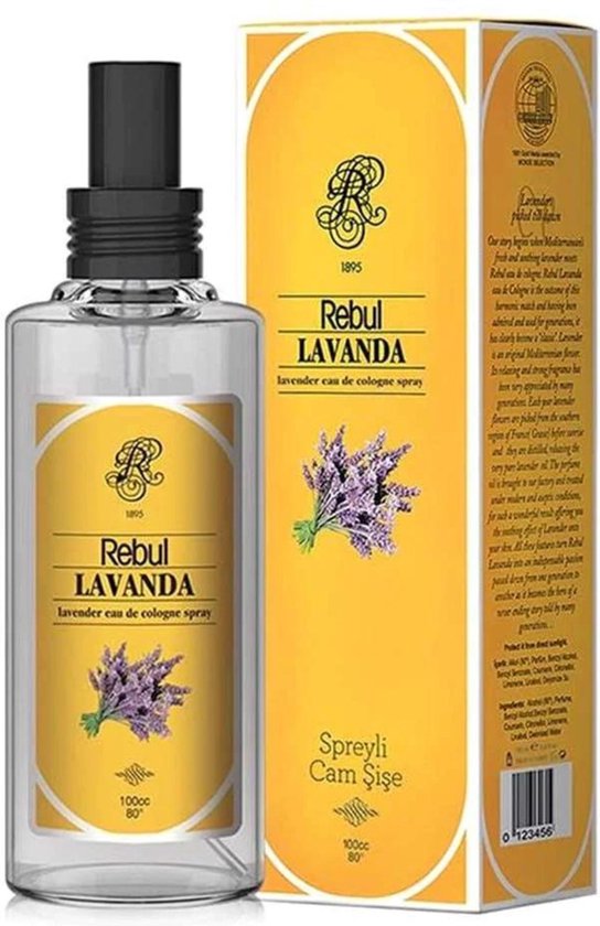 Rebul Eau de Cologne | Keulen Water voor herenglazen fles na ...