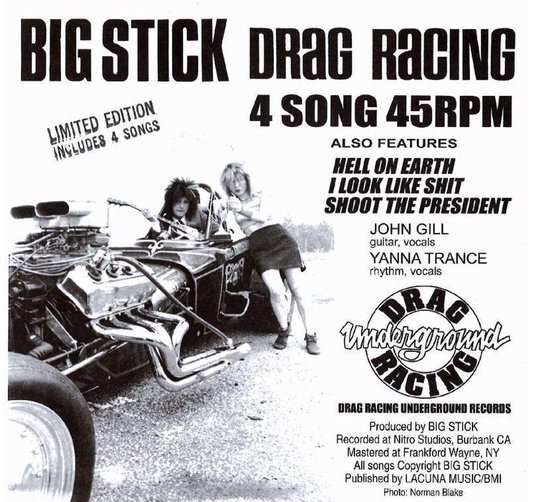 Big Stick - Drag Racing (7" Vinyl Single) ( Limited Edition), Big Stick ...