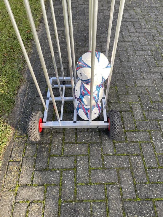 Taktisport Ballencontainer - Ballenkar voor 20 ballen - Aluminium ...