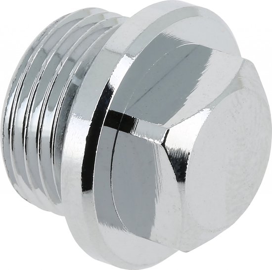 Bonfix Draadfitting Plug - 3/4 - vierkant - buitendraad - Chroom | bol