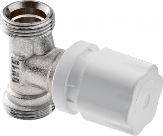 Bonfix Vloerverwarming RS2511/A Radiatorkraan recht 1/2 - 2 x euroconus | bol