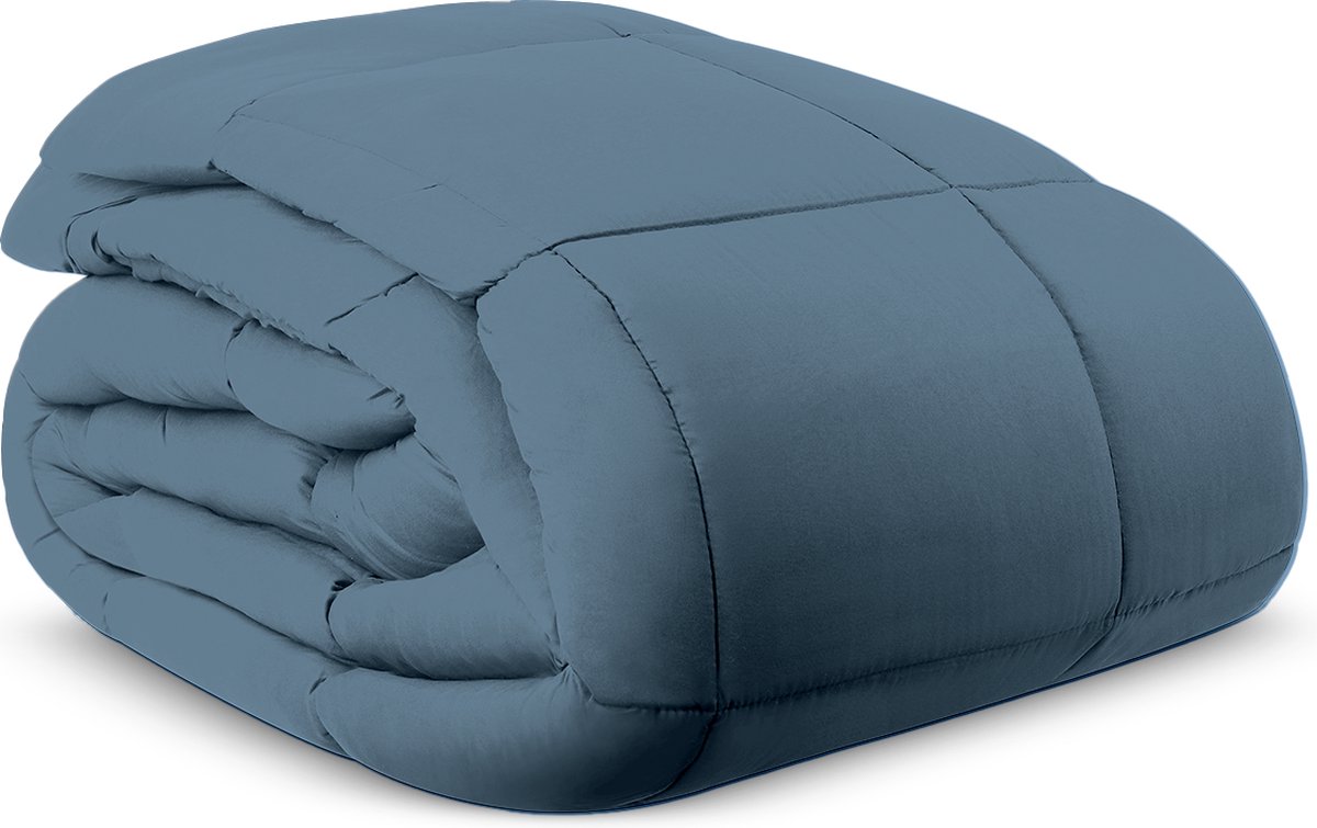 HappyBed | 240x220 - Bluestone - Wasbaar dekbed zonder overtrek ...