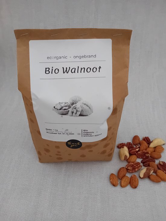Ecorganic, pindas's noten, verse ongezout, ongebrand organic Walnoten ...