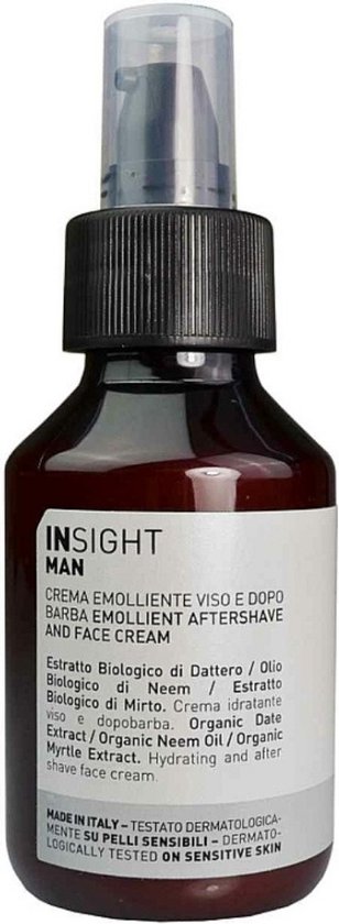 Insight - Man Emollient Aftershave & Face Cream - 100ml | bol